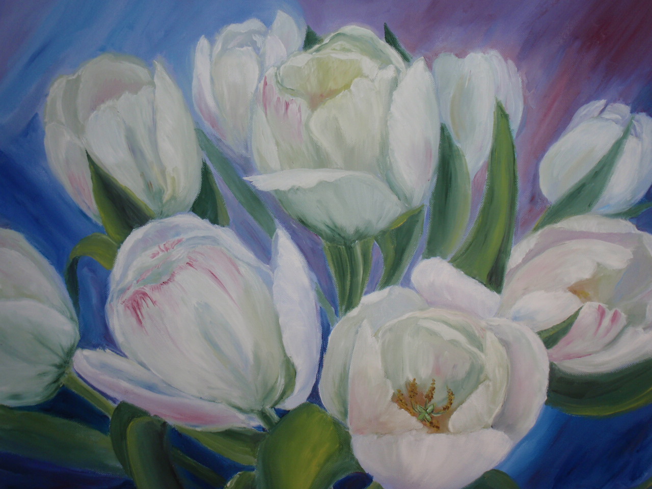 Tulipaner – Elenas Malerier natur og maleri